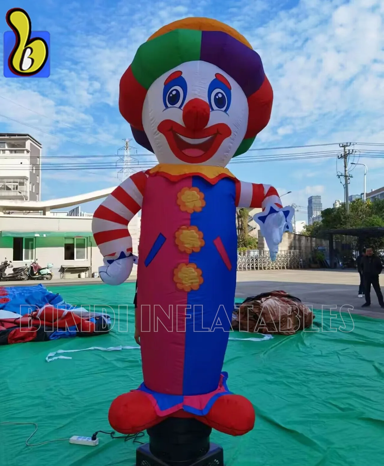 Outdoor Events Inflatable Clown Advertising Wave Hand Sky Air Dancer ...