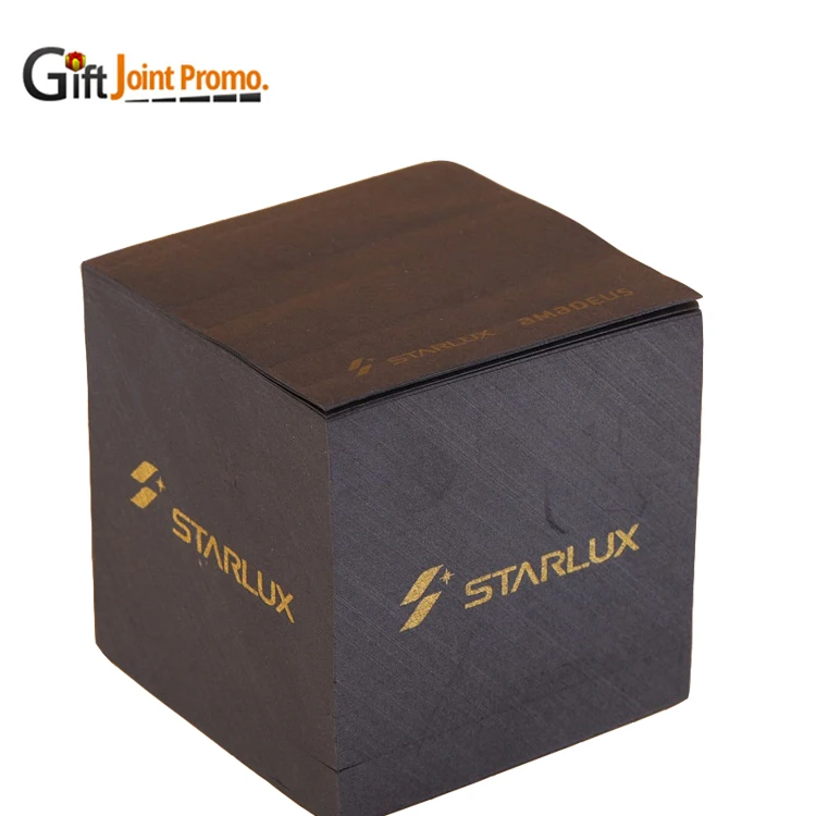 Custom Sticky Note Cube - 3x3 Inch Memo Pads with Logo