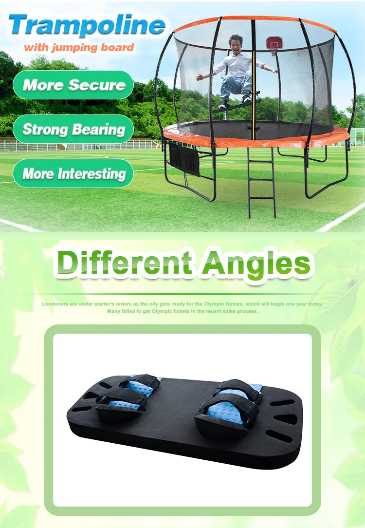 Extreme Trampoline Jumping - Bounce Board & Accessories