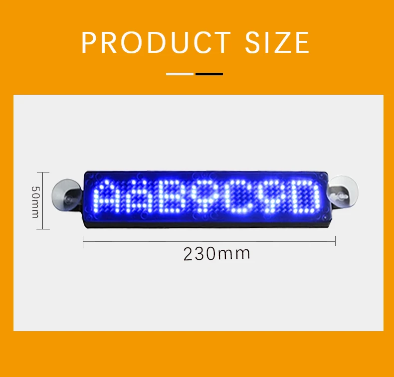 Iledshow Led Panel Display For Car Led Car Display Remote Control And ...