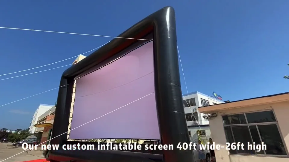 Giant White Inflatable Movie Screen Inflatable Projector Screens - Buy ...