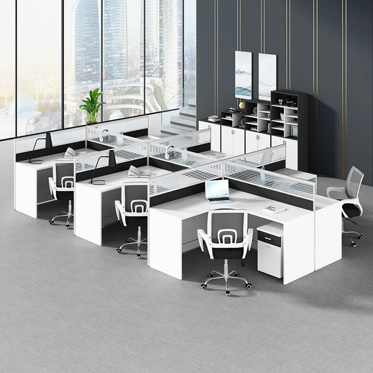Office Divider Cubicles with Glass - Modern & Customizable