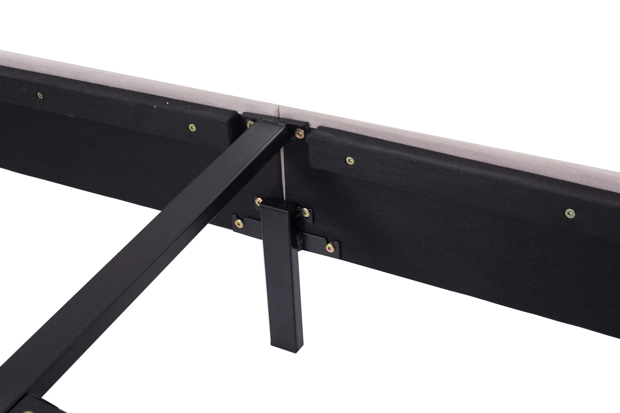 Nisco Upholstered Bed With Tufted Button Headboard And Slat Multiple ...