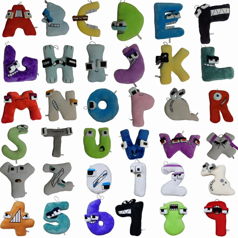 New Abcd Toys For Kid Plush Alphabet Letter Toys Unisex Individual ...