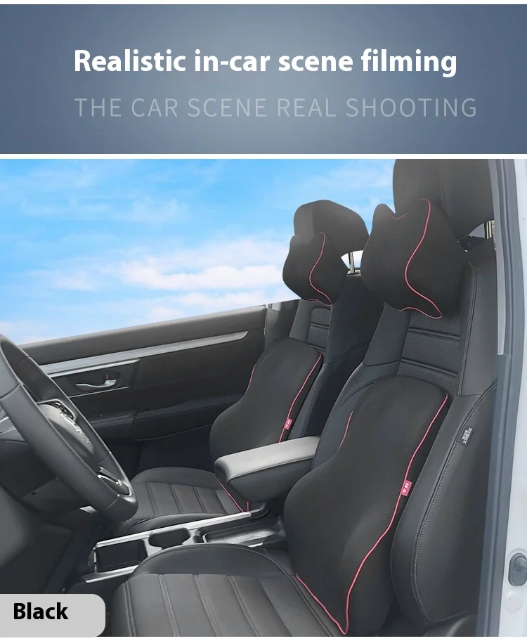 Custom Wholesale Car Lumbar Headrest Neck Pillow Slow Rebound Space ...