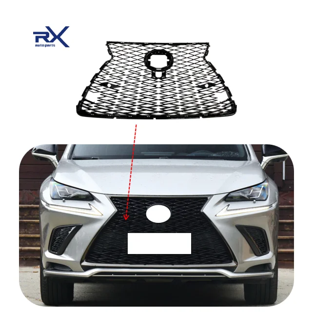 Car F-Sport Front Bumper Grille With Moulding Radiator 53101-78230 ...