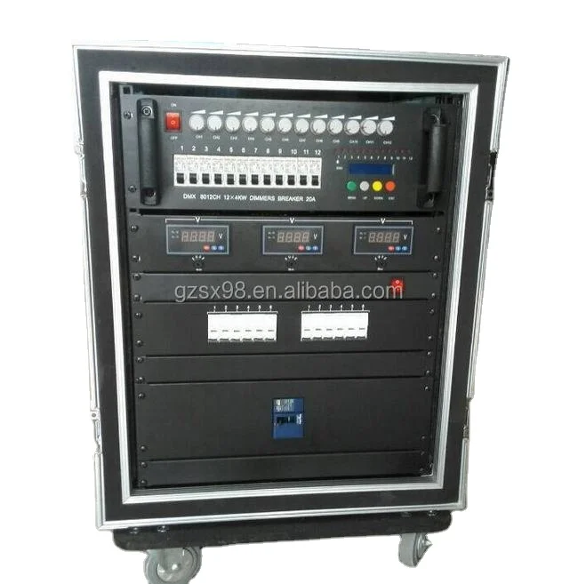 Pro Lighting System - Power Distro Rack for Live Sound