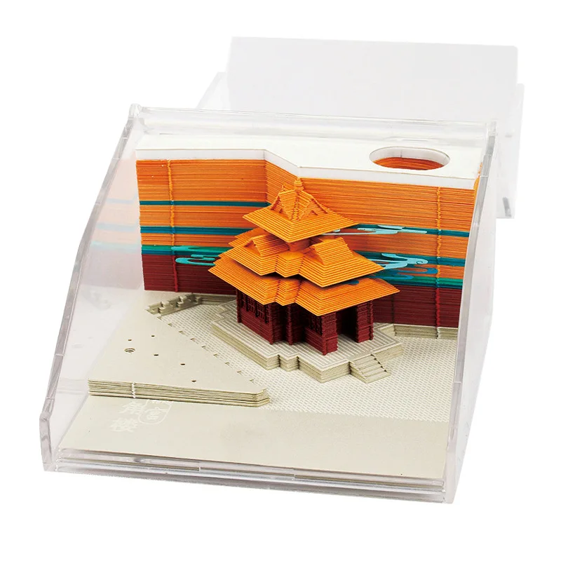 3d Post-it Notes Book Creative Gifts Post-it Notes Gift Calendar Castle ...