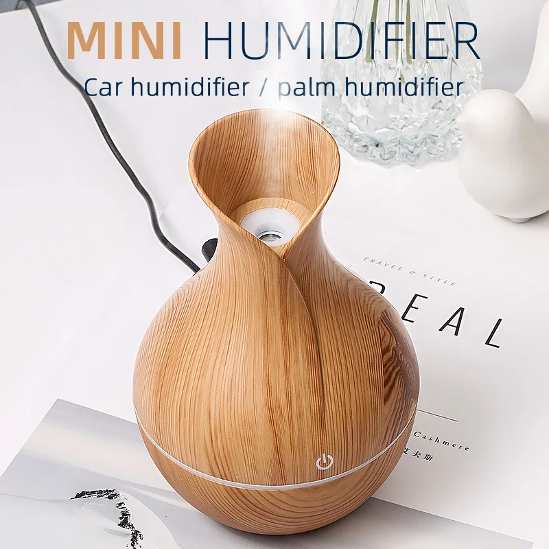 130Ml Wood Humidifiers Aroma Diffuser Usb Mini Air Perfume Diffuser Electric Fragrance Essential ...
