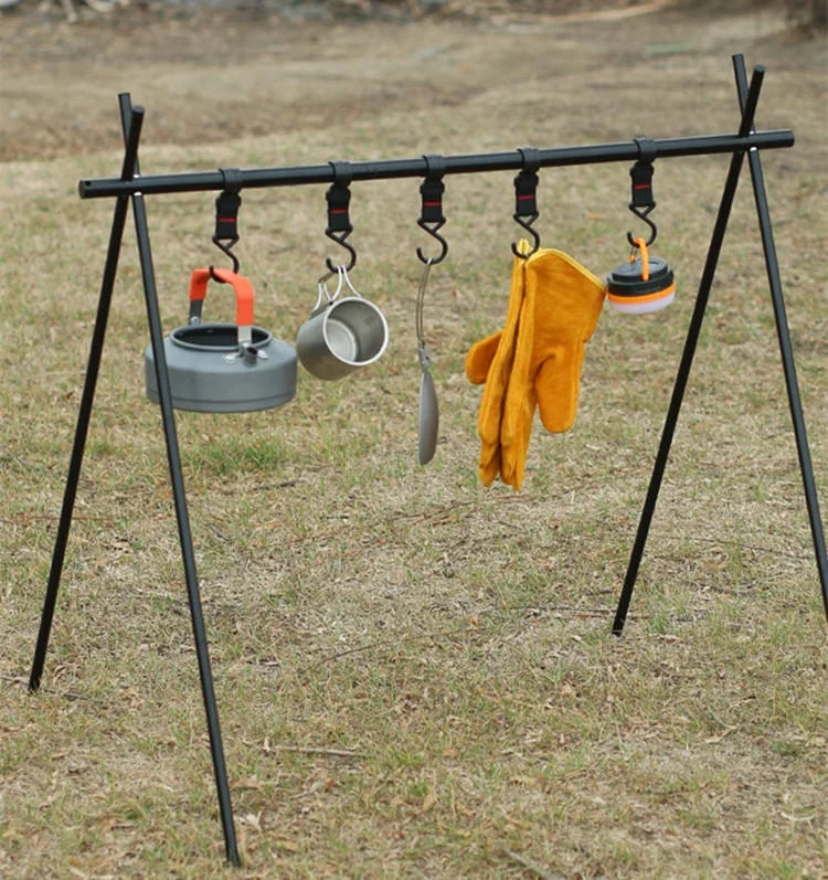 Outdoor Camping Hanging Shelf Camping Tripod Hanging Rack - Buy Camping ...