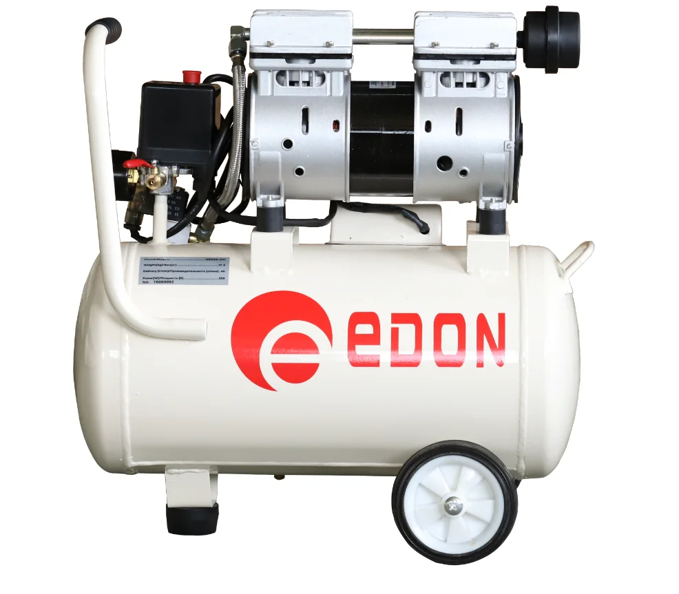 EDON 50L 550W Silent Air Compressor - Portable & Efficient