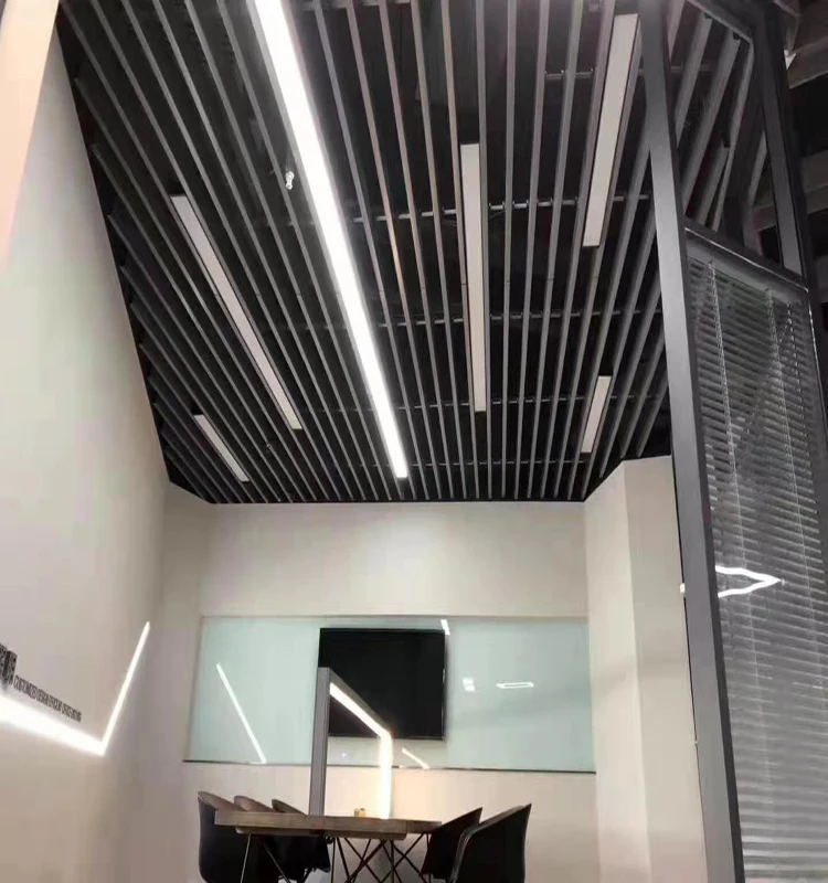 Strip False Ceiling Tile Hollow Ecological Wood Batten Engineered - Buy ...