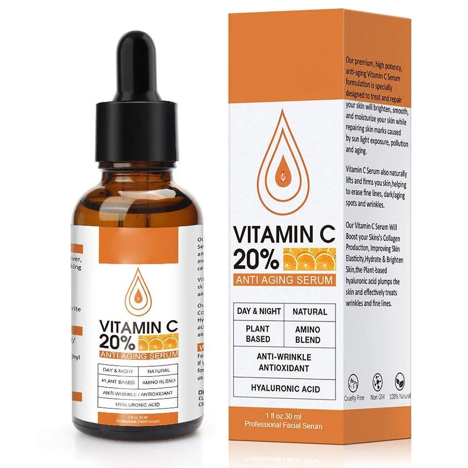 Triple Antioxidant & Beauty Drops: Vitamin C, E & Hyaluronic Acid Oral ...