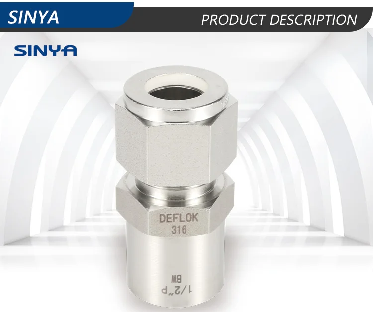 Tube Socket Weld Connector 316ss Swagelok 6000psi Weld Connector Tube ...