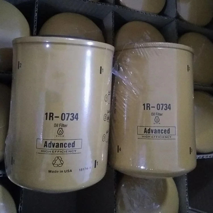 Huida New Excavator Oil Filter 1r-0734 1r0734 With Original Packing ...