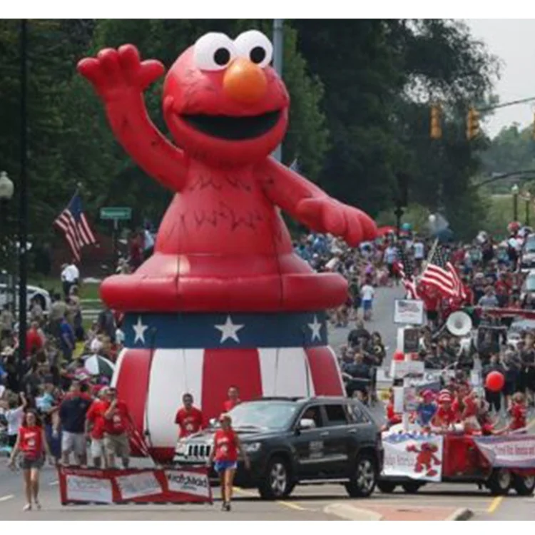 Customized Inflatable Elmo Parade Balloon - 2 Year Warranty