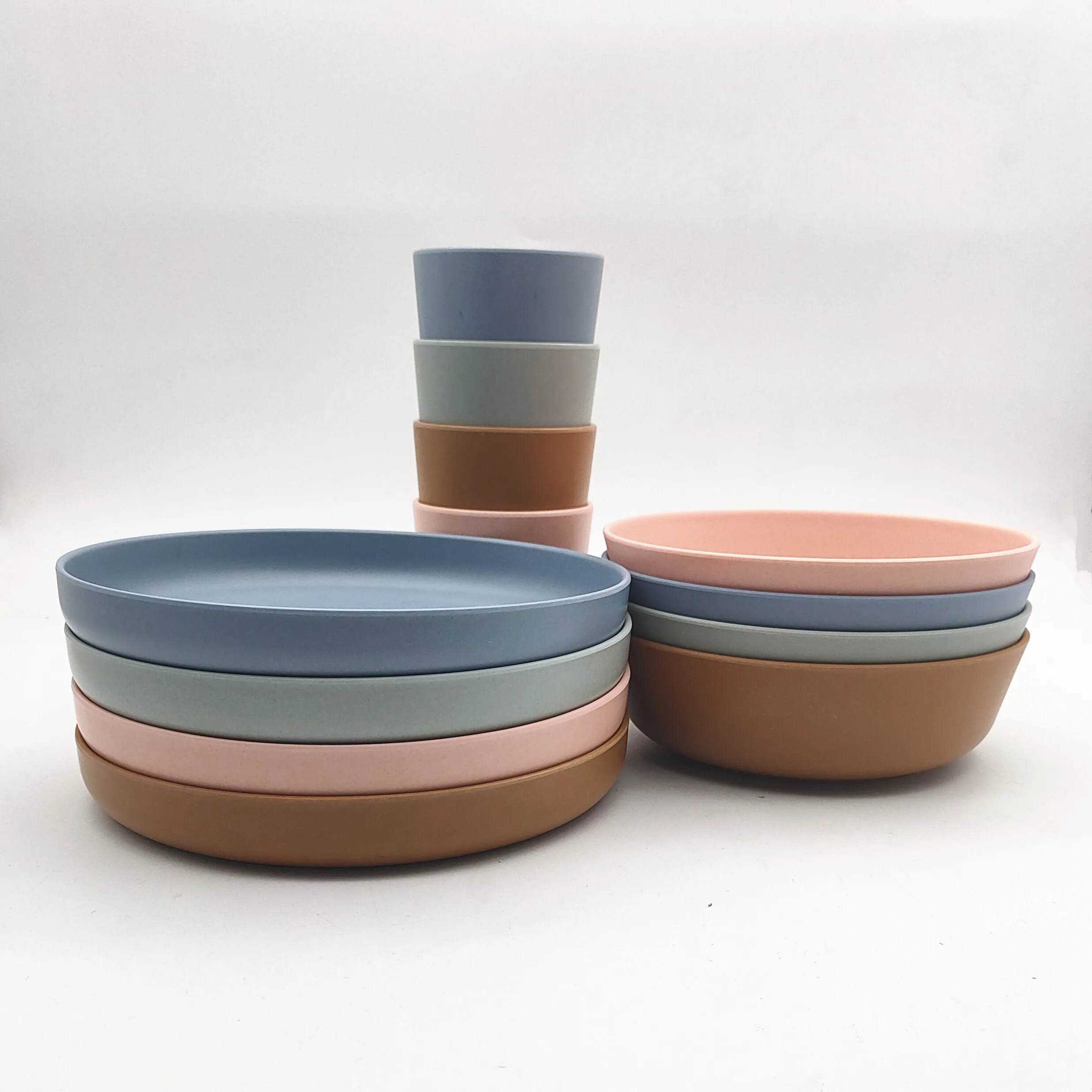 2022 New Design Dinner Set Dinnerware Sets Biodegradable Bamboo Plate ...