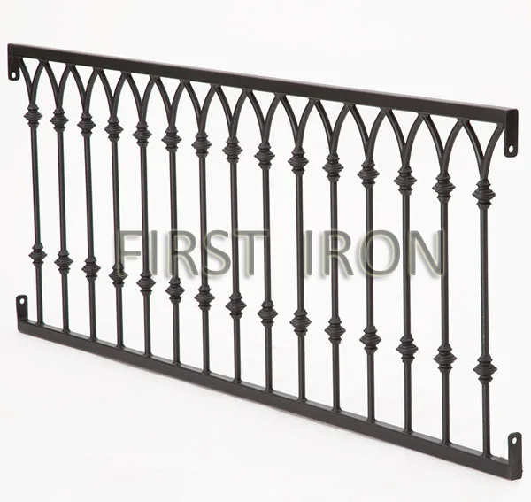 Mediterranean Metal Iron Balcony Railings Design - FIRST