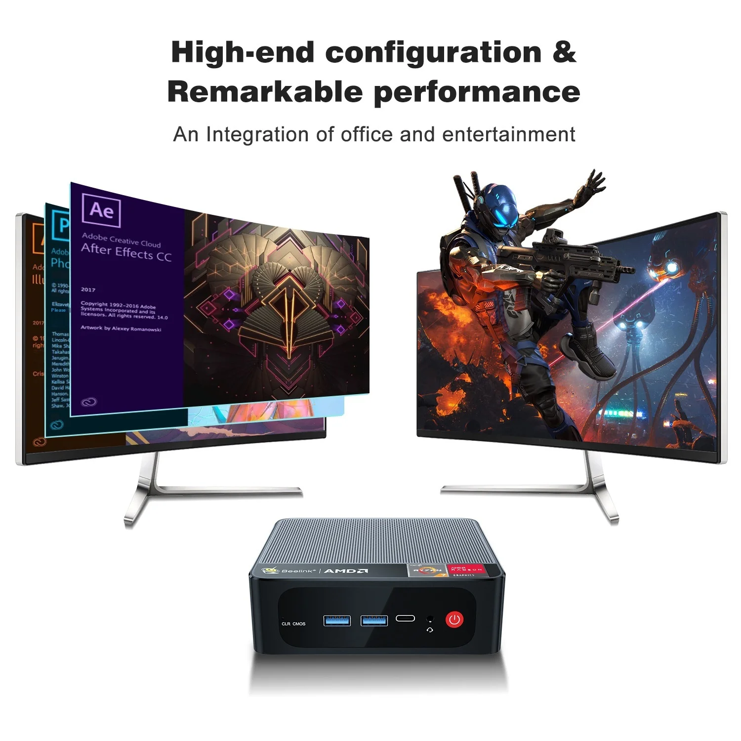Ser3 AMD Ryz 7 3750H 8GB GDDR4 Video Memory 1TB HD Desktop Gaming PC ...