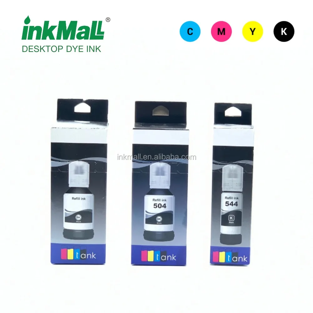 Inkmall 504/544 Bulk Inkjet Dye Ink For L4150 L4160 L6161 L6171 L6191 ...