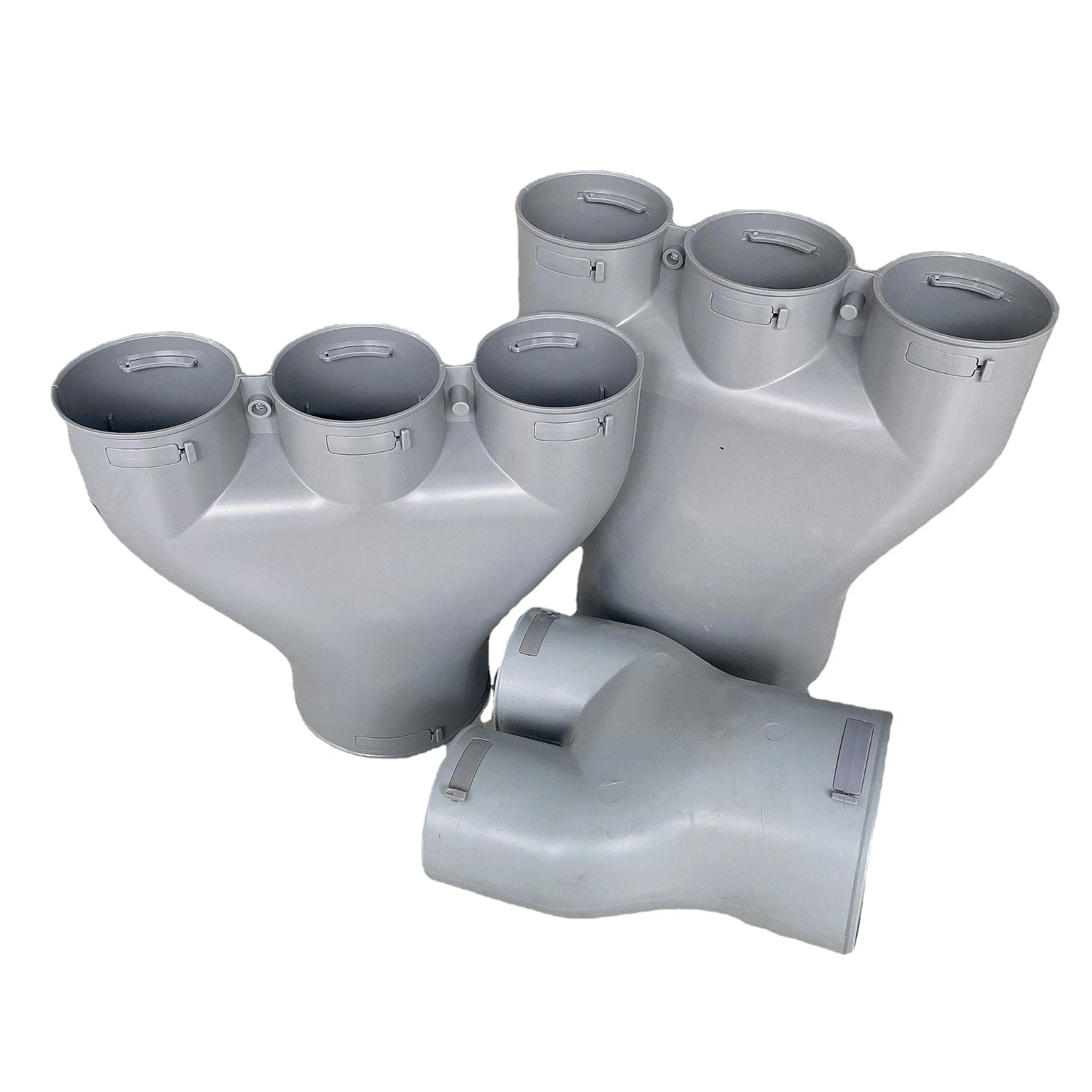 Fresh Air Ventilation HVAC Systems Parts ABS Cross Fittings