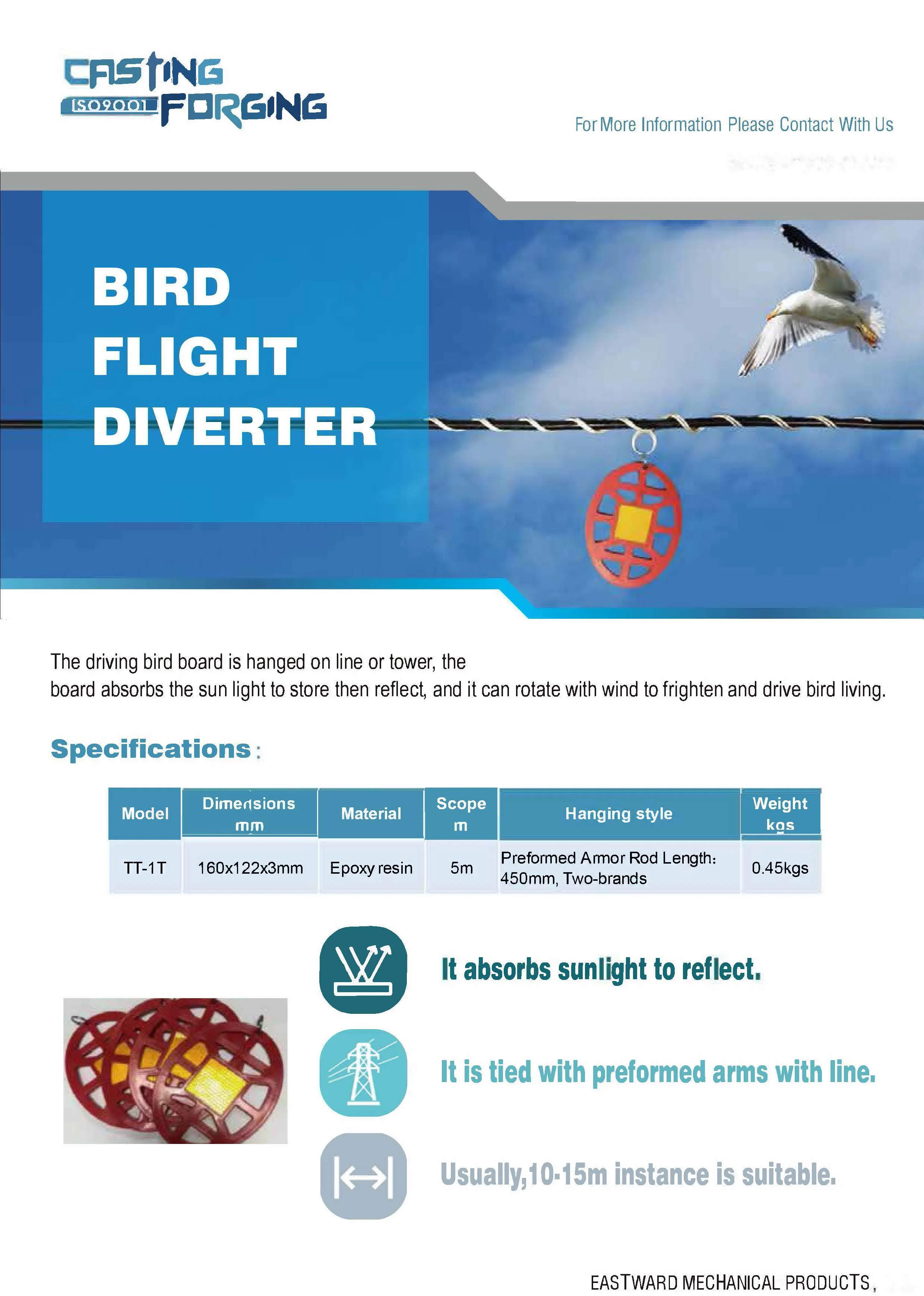 Reflective Bird Flight Diverter / Bird Flapper - Buy Bird Diverter,Bird ...