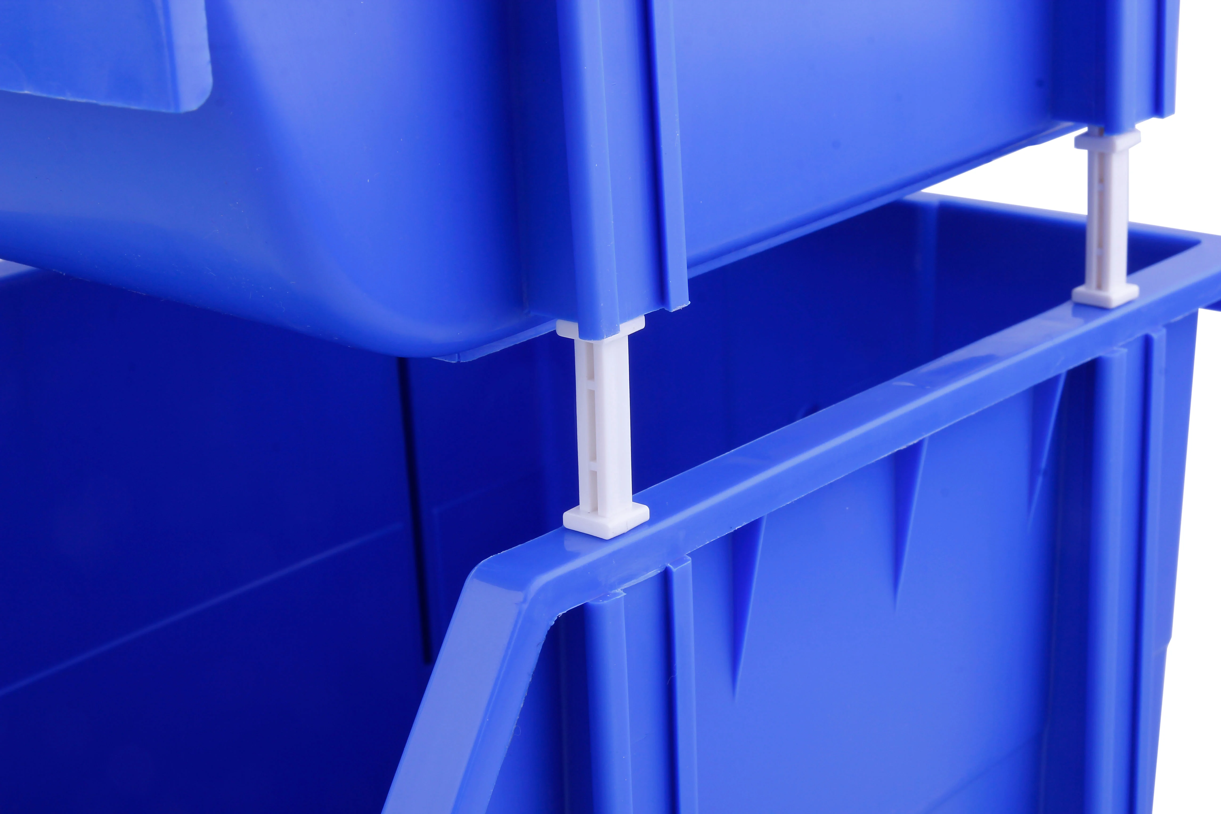 Plastic Containers For Bolts Warehouse Storage Shelf Bin Stackable ...
