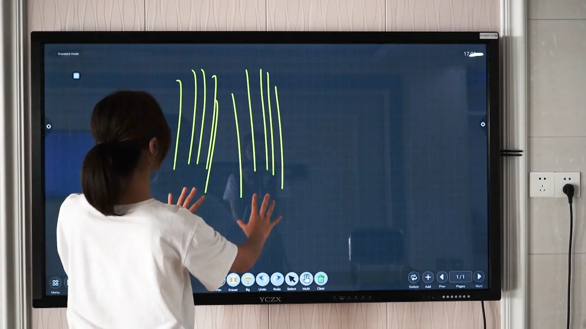 Papan Tulis Interaktif Komputer Semua Dalam Satu,Layar Sentuh Cerdas ...