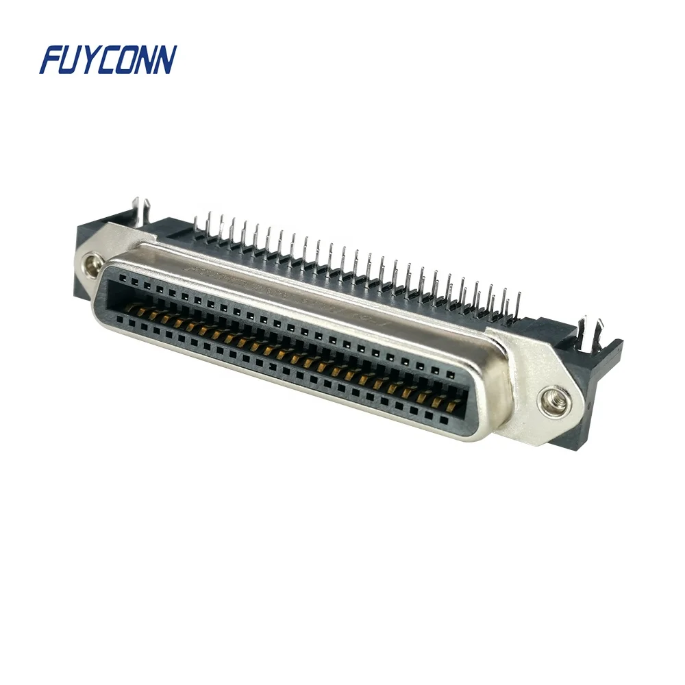 2.16mm Pitch Female 50pin Low-profile Centronic Connector,R/a Pcb Right ...