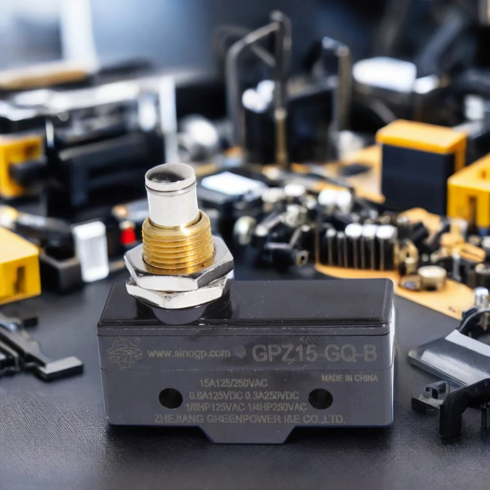 Ip40 Short Roller Lever Automotive Micro Limit Switch 15a 16a 125/250v ...