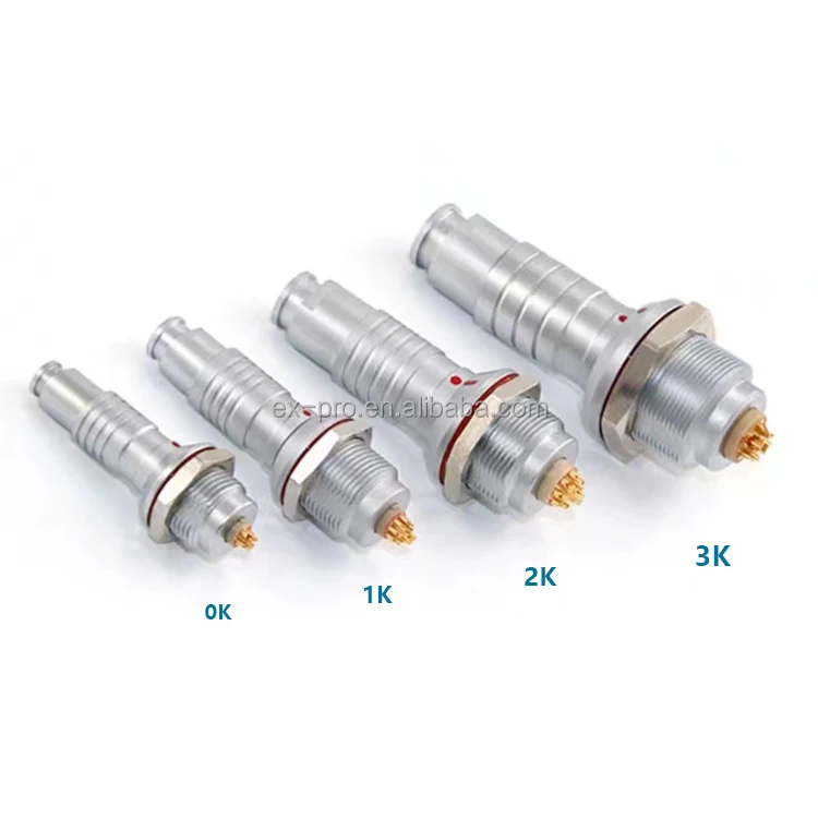 K Series Ip68 Connector 2k Floating Waterproof Socket Phg.2k.308 Push ...