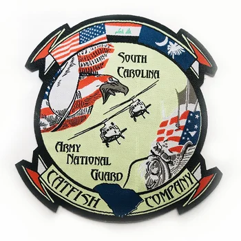 Customized Embroidery Woven Merrow Border Laser Cut Patches - Buy Laser ...