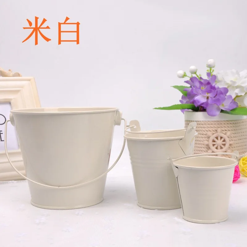 Mini Iron Bucket for Easter Metal Buckets with Handle Crafts Creative ...