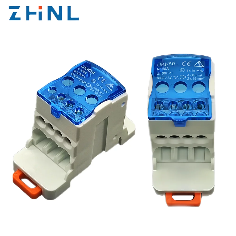 Ukk 80a Single-pole Splitter Box Large Current One Into Multiple Branch ...