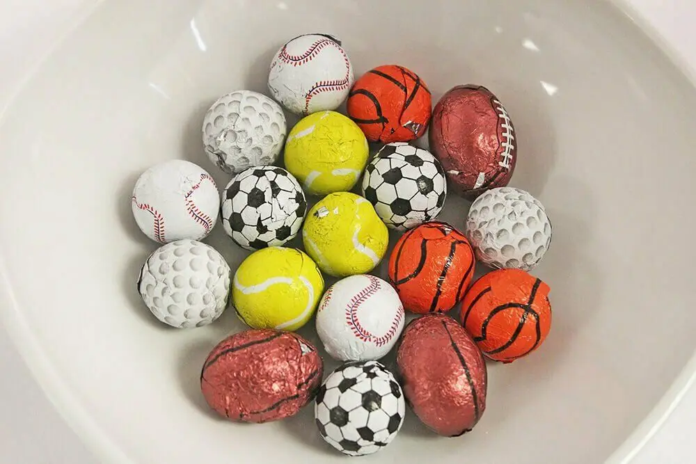 Aluminum Foil Wrapped Chocolate Sports Balls Wrappers - Buy Aluminum ...