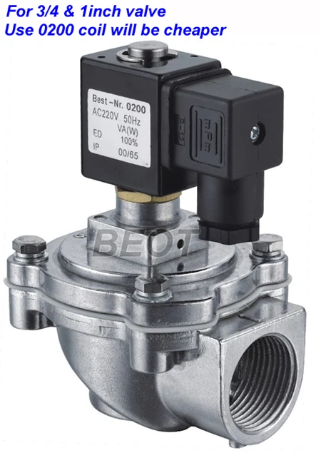 SCG353A043 SCG353A044 Type Integral pilot Solenoid Pulse Valves 3/4 ...