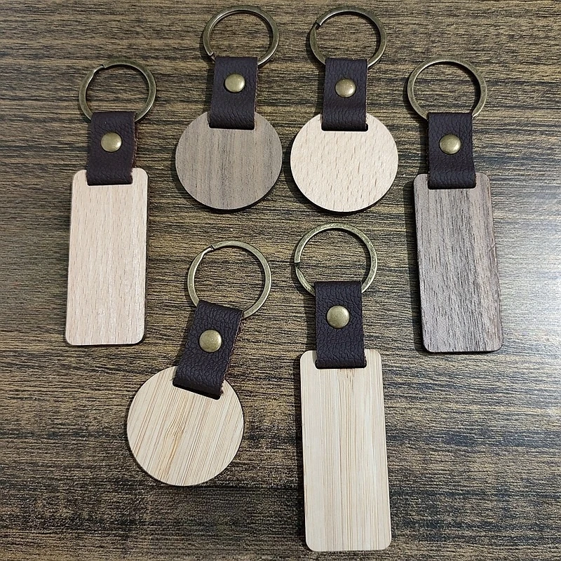 Eco-friendly Wooden Keychains - Perfect Promotional Gifts