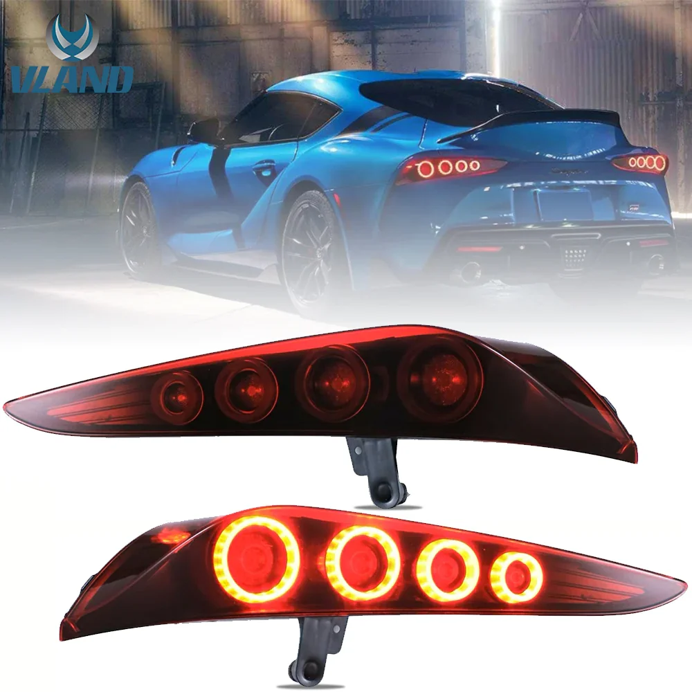 Vland Full Led Tail Lights For Toyota Gr Supra 2019-present 5th Gen ...