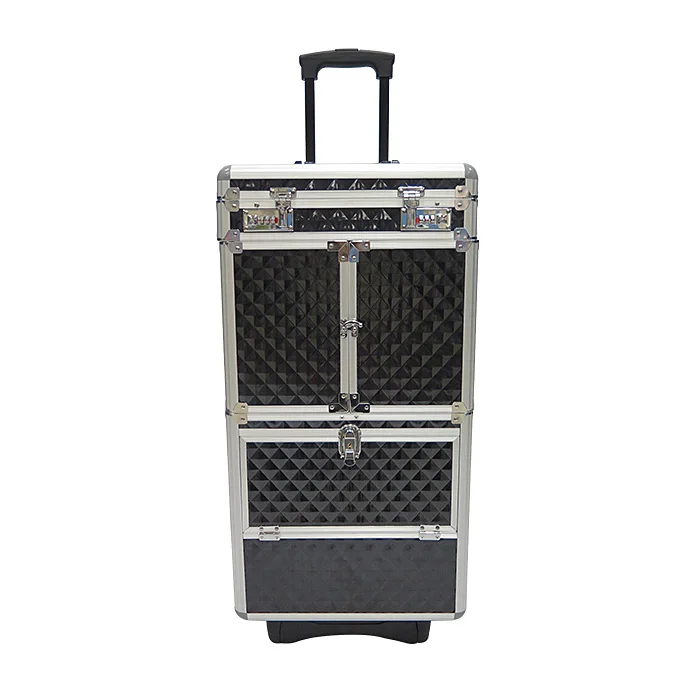 Barber Clipper Trimmer Barber Tool Box Rolling Makeup Hair Salon ...