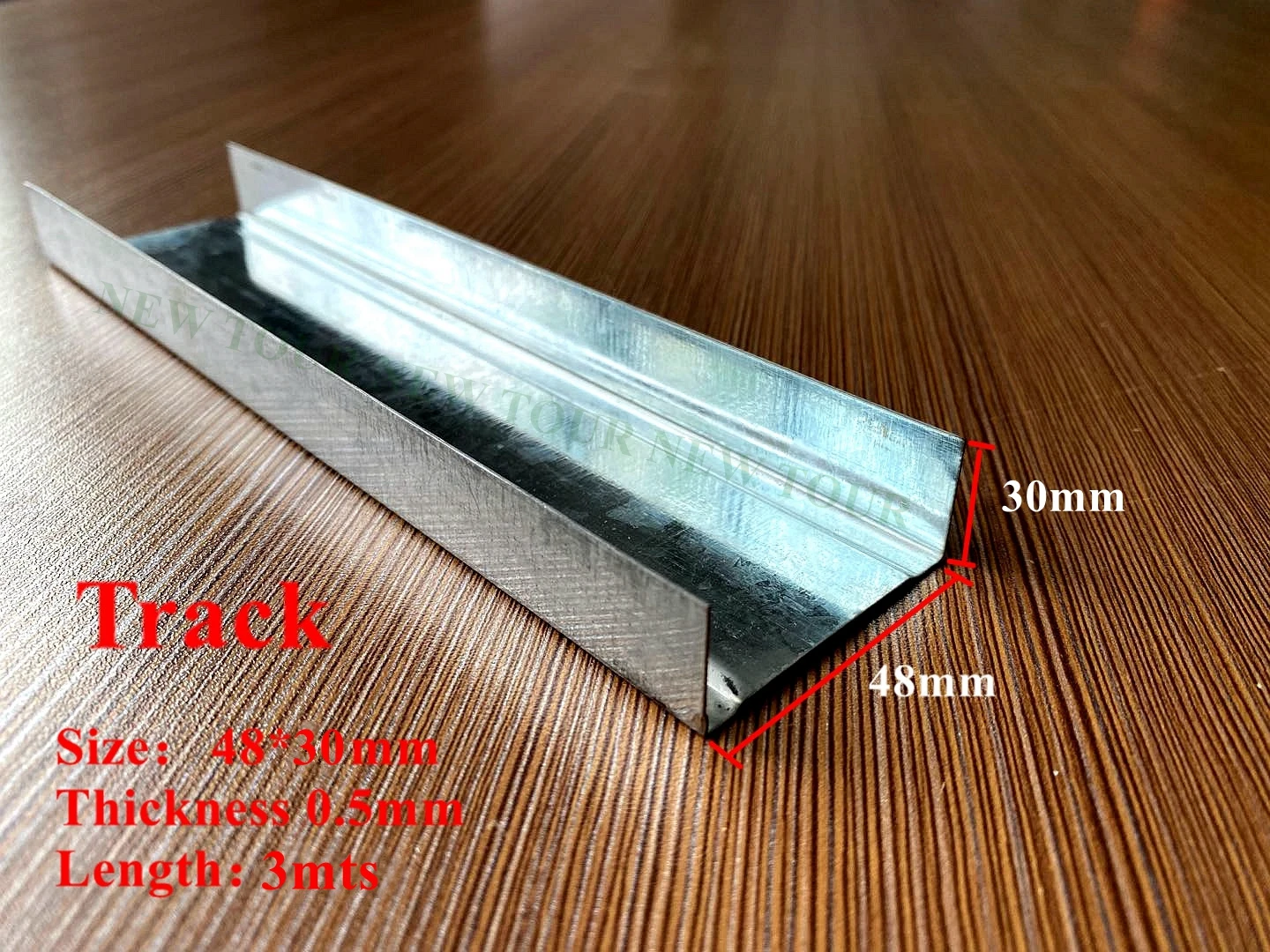 Galvanized Metal Studs & Tracks for Drywall - Smooth Finish, Easy ...