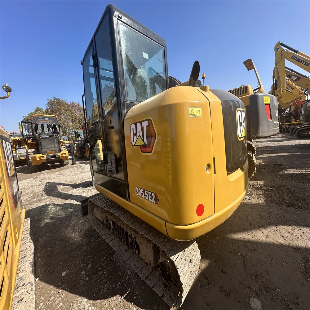 Low Working Hours Cat305.5e2 Cat 305.5e2 Mini 5 Ton Excavators Micro ...