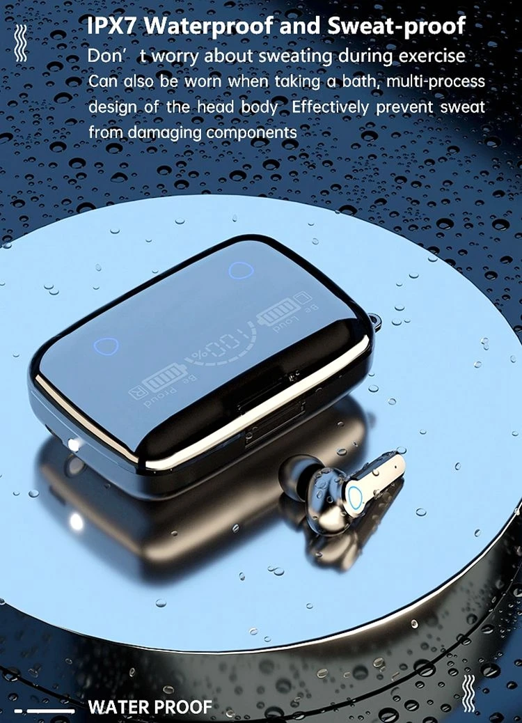 Audifonos M19 Tws Bt 5.1touch Waterproof Led Display Sport Headset Hifi ...
