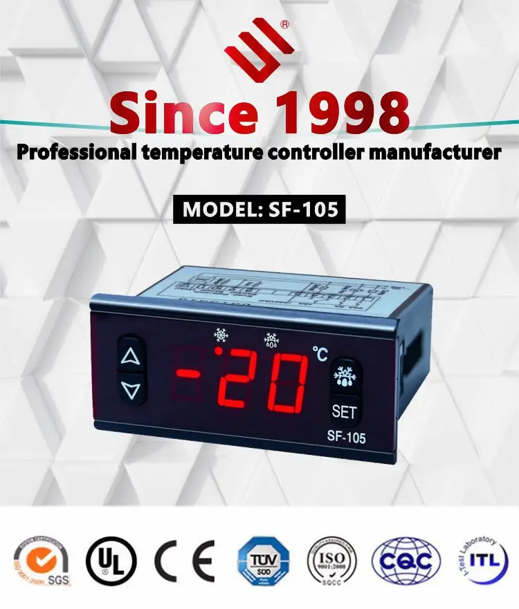 Sf-105 Digital Thermostat Temperature Controller Freezer Low ...