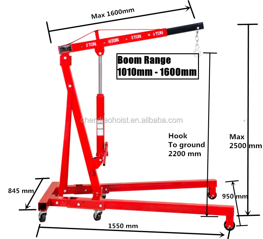 Engine Hoist Dimensions
