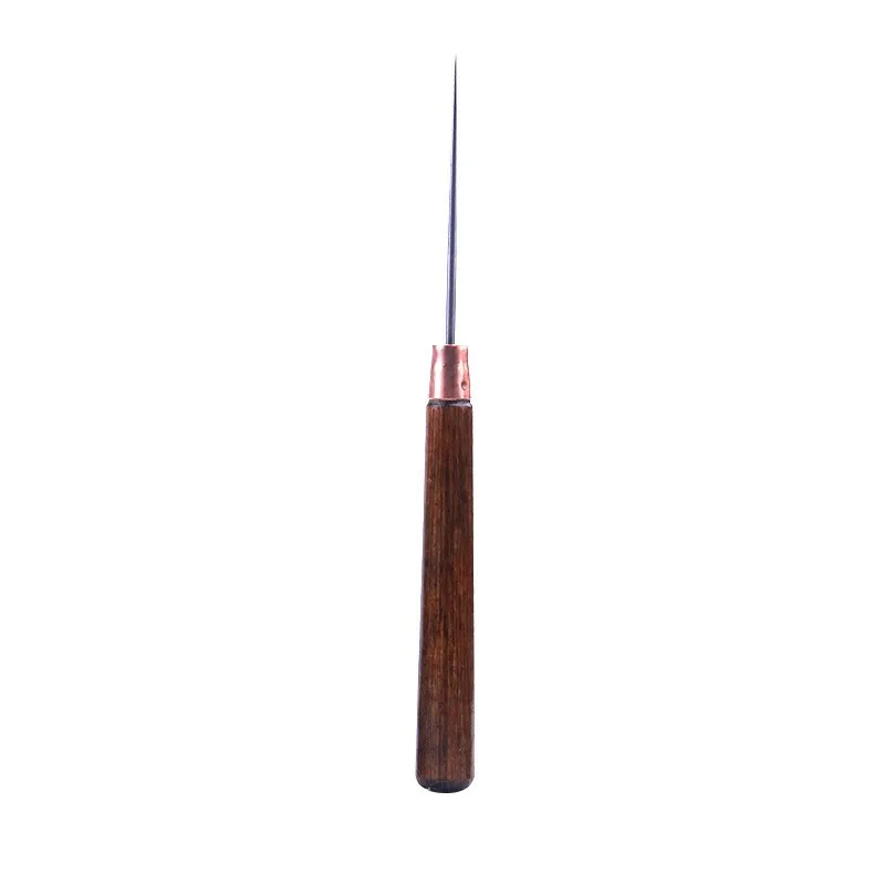 Handmade Hard and Long Awl with Red Handle Hard Quenching Needle Shoe ...