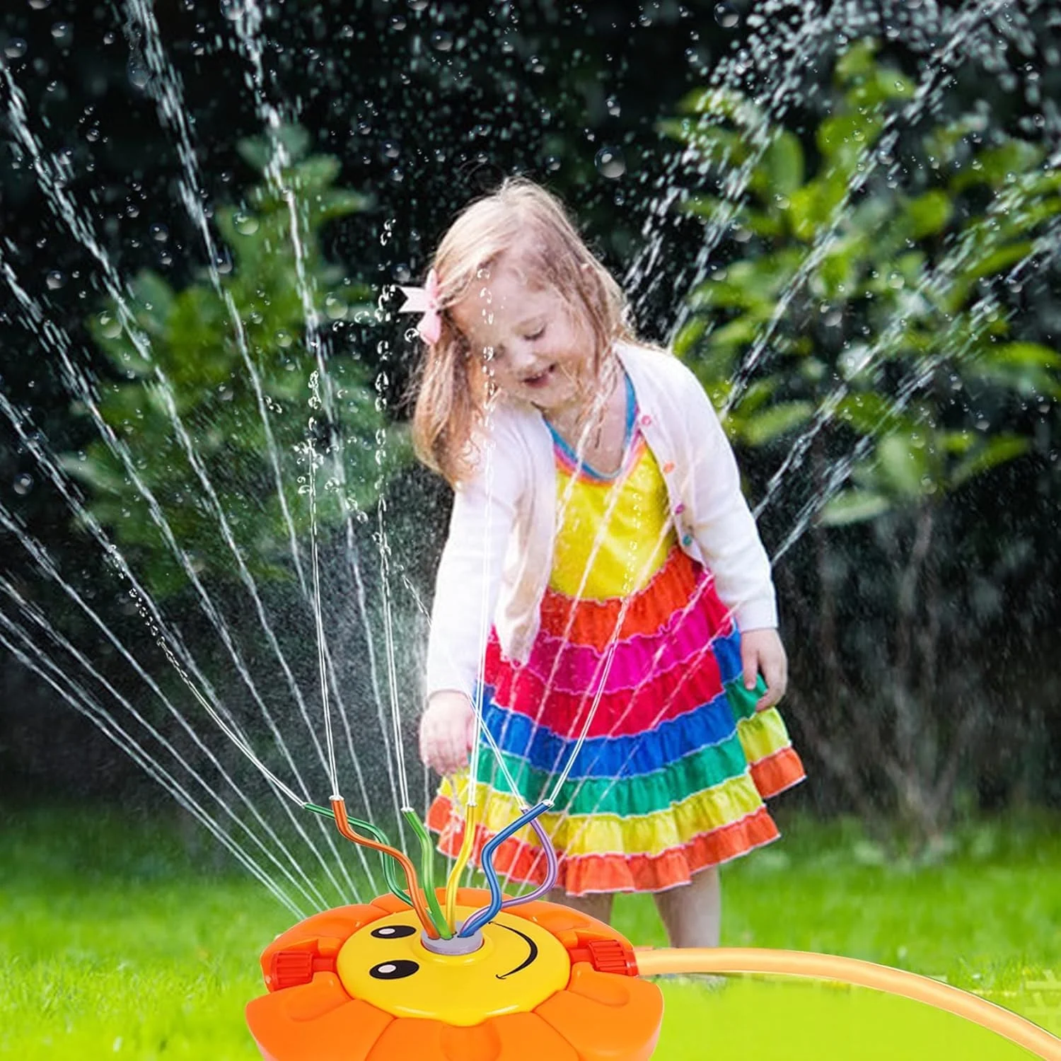 Turtle&dinosaur&flower Shape Water Sprinkler - Fun Outdoor Toys