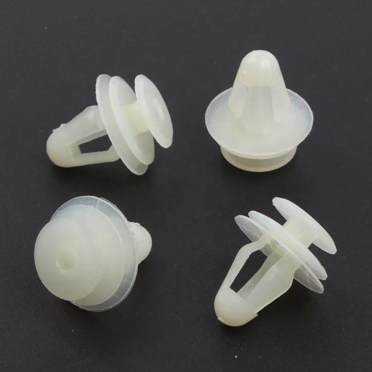 Auto White Blue Plastic Clip Car Door Trim Panel Fastener Clips Pp ...