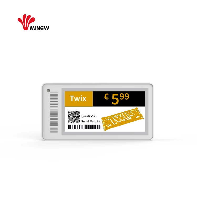 Supermarket Digital E-ink Price Tag Electronic Shelf Label E-ink ...