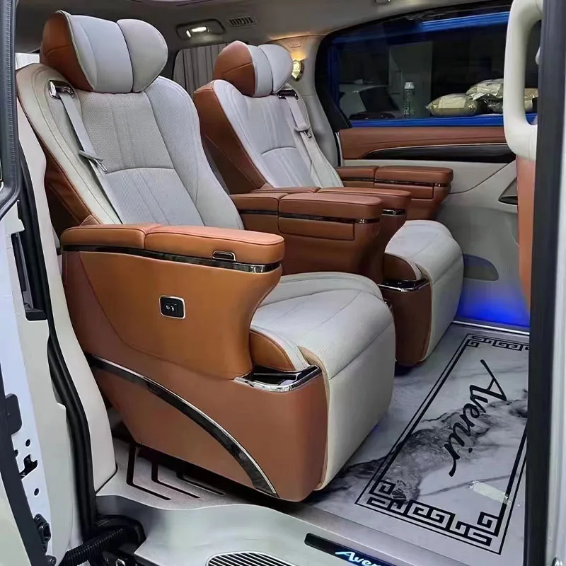 Luxury VIP Conversion Leather Business Seats for Alphard