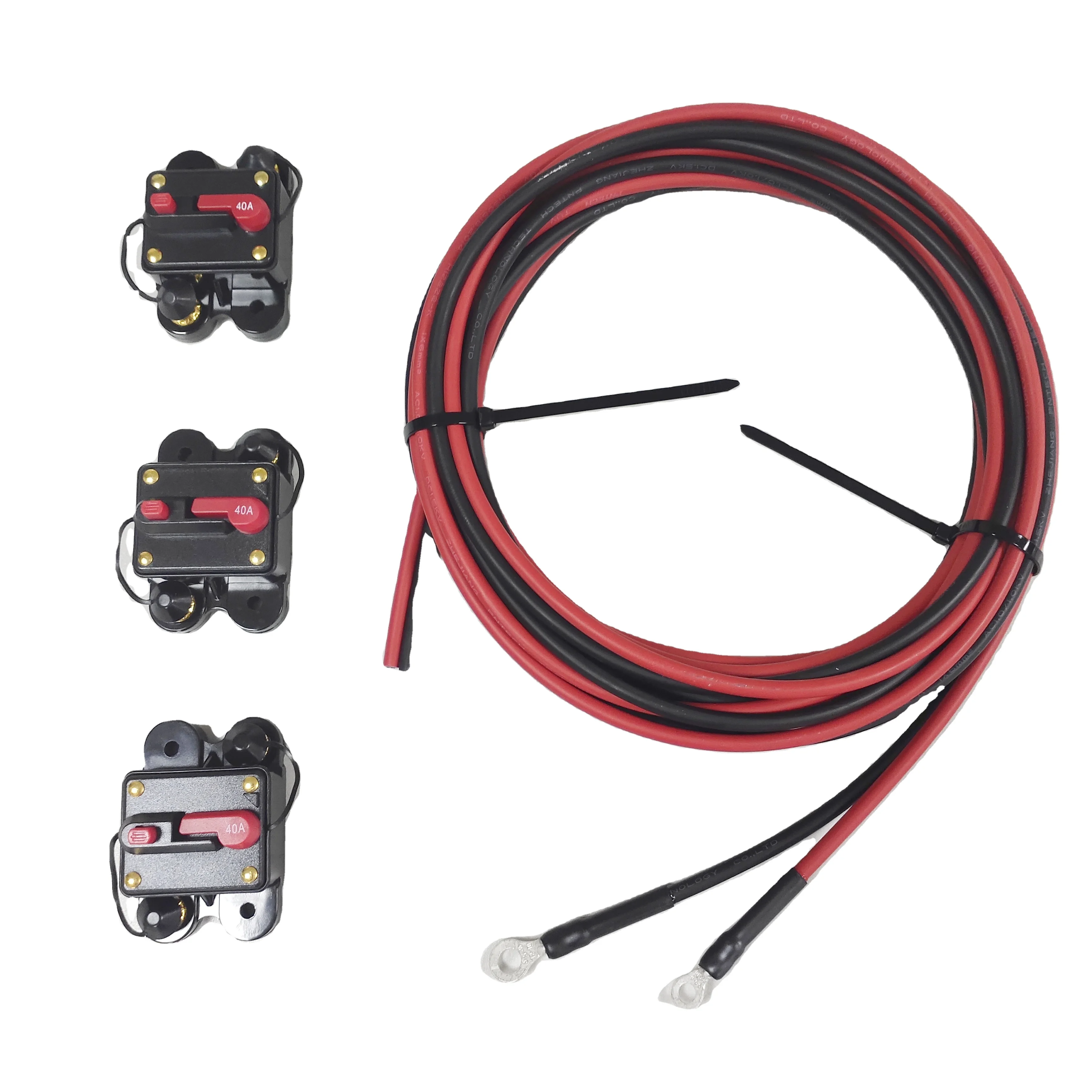 DC Circuit Breaker RV Battery 12V 24V Manual Reset Waterproof Fuses ...